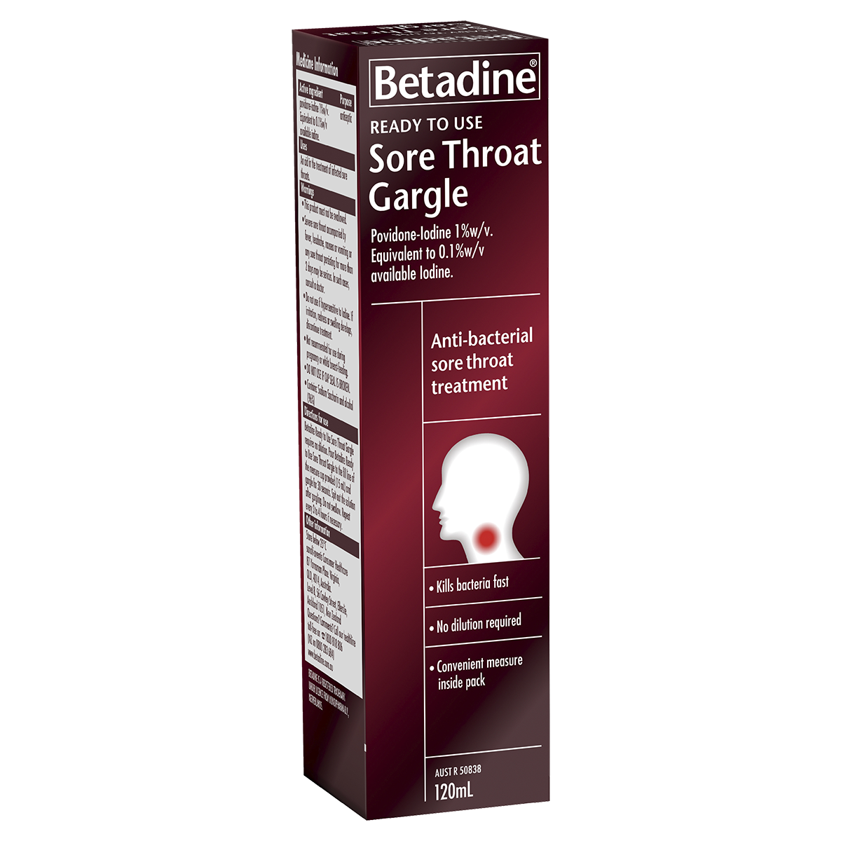 Betadine Au | Antiseptic Wound Care & Sore Throat Relief
